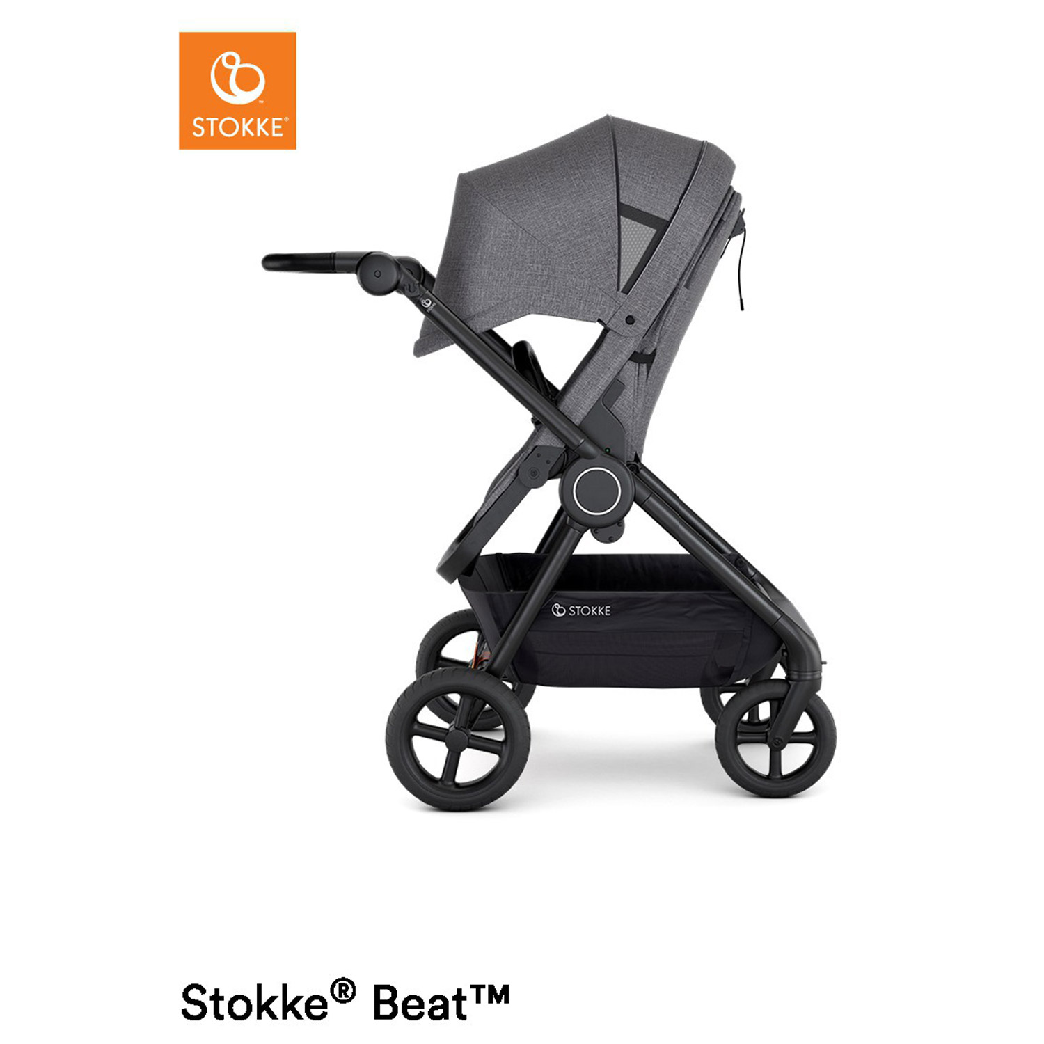 Stokke® Beat™ Poussette Noir mélange de Stokke®, Poussettes citadines ...